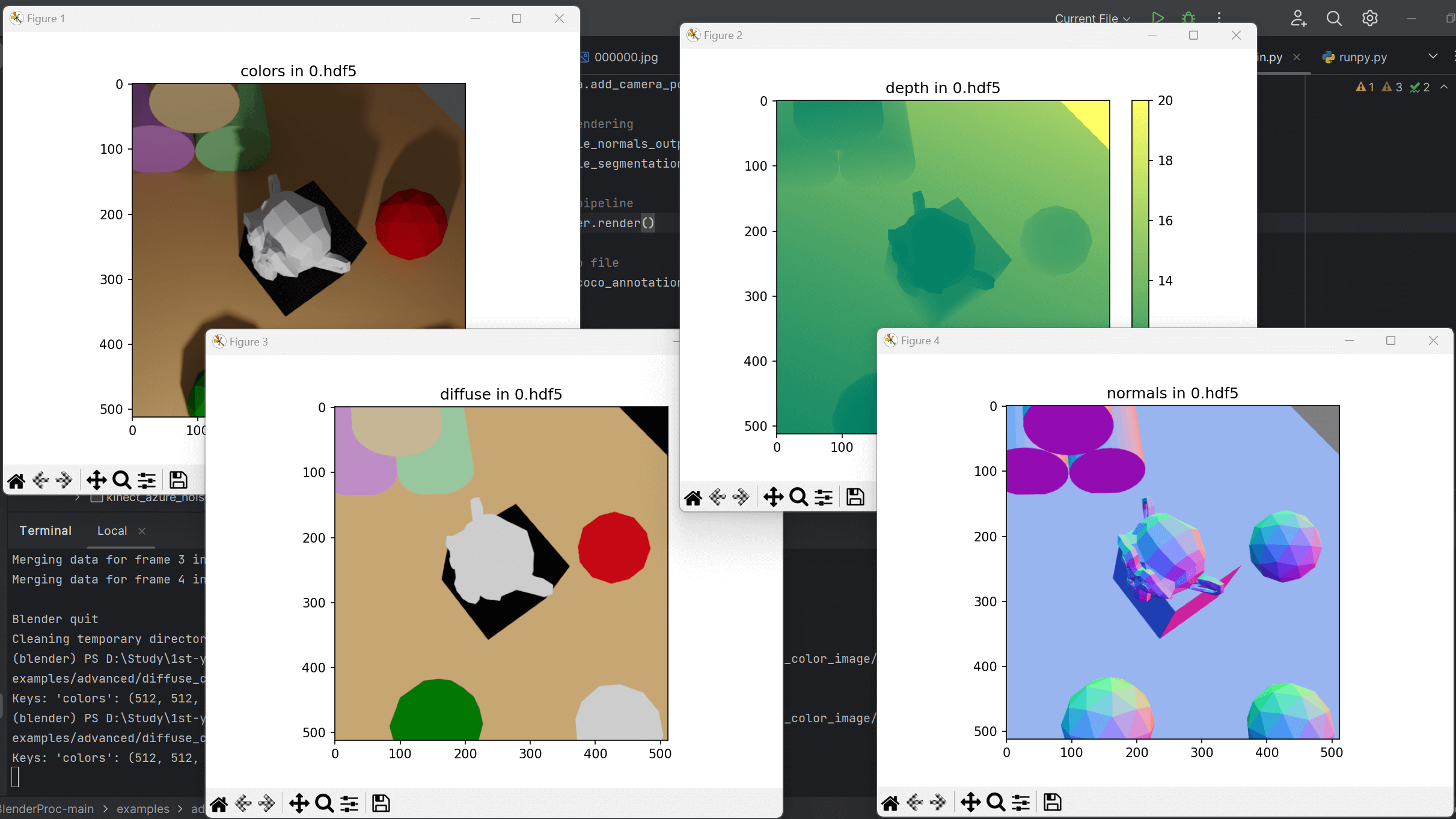 Blender-BlenderProc Examples overview-Advanced Examples | Zi-Zi's Journey